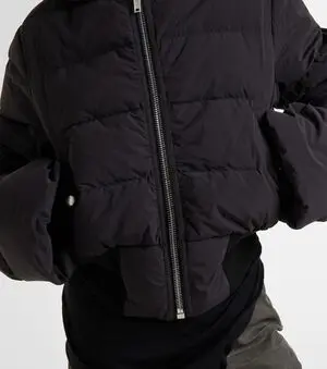 Rick Owens Hooded Down Jacket - Black
