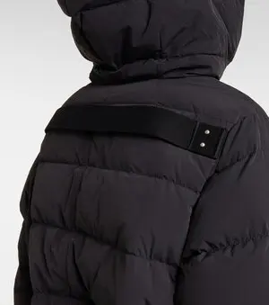 Rick Owens Hooded Down Jacket - Black