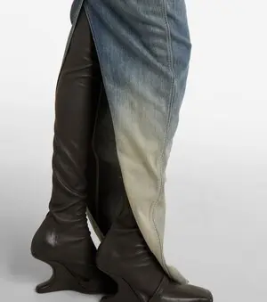 Rick Owens Denim Bustier Dress