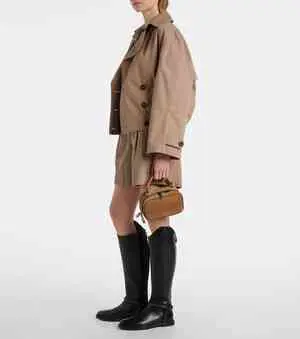 Brunello Cucinelli Monili Leather Knee-high Boots - Black