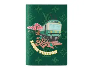 LOUIS VUITTON X Nigo Passport Cover Green