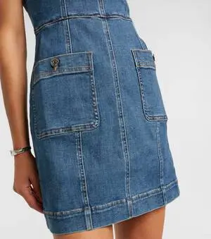 Veronica Beard Zaire Denim Mini Dress