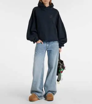 Balenciaga Alaska Suede Platform Mules - Brown