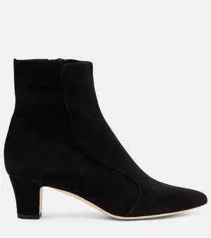 Manolo Blahnik Myconia 50 Suede Ankle Boots