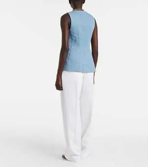 Veronica Beard Avalina Denim Vest