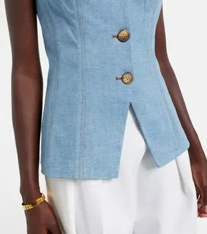 Veronica Beard Avalina Denim Vest