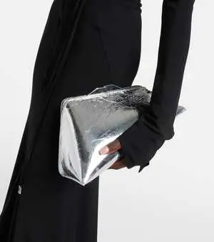 Attico 8.30 Pm Oversized Clutch - Silver