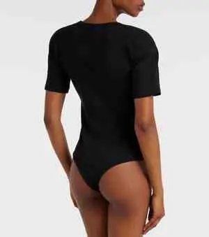 Jacquemus Embroidered Cotton Bodysuit