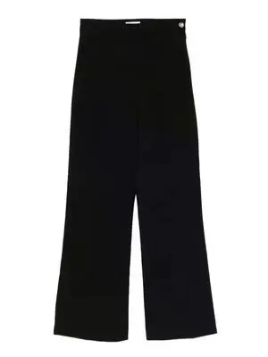 Sandro Button-detail High-waist Trousers