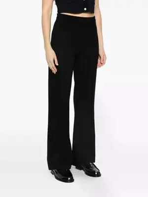 Sandro Button-detail High-waist Trousers
