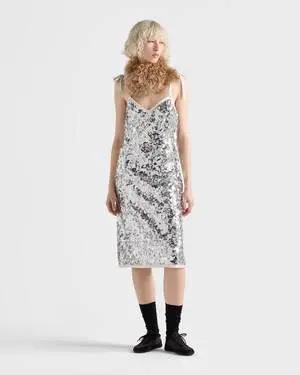 Prada Embroidered Sequin Dress