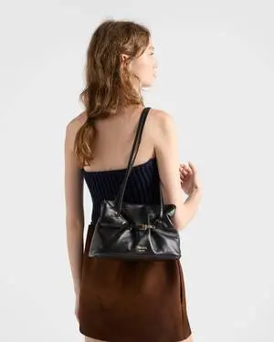 Prada Small Nappa Leather Bag - Black