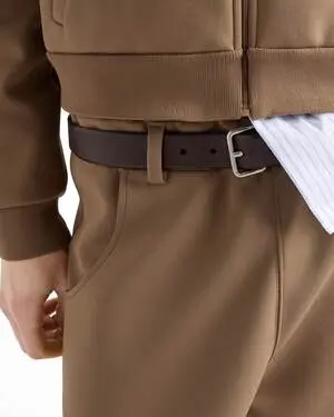 Prada Technical Fleece Pants - Brown