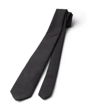 Prada Wool Tie - Grey
