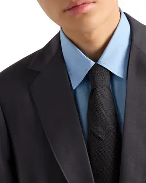 Prada Wool Tie - Grey