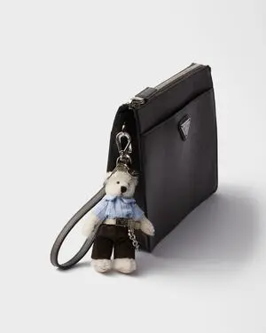 Prada Teddy Keychain Charm