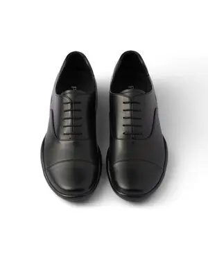 Prada Laced Leather Toblach Shoes