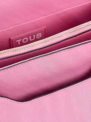 TOUS Embossed Logo Shoulder Bag