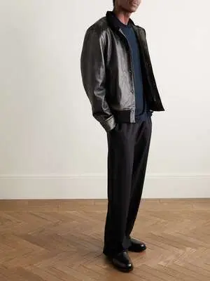 Zegna Cotton And Silk-blend Jersey T-shirt