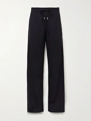 Dries Van Noten Straight-leg Cotton-jersey Sweatpants