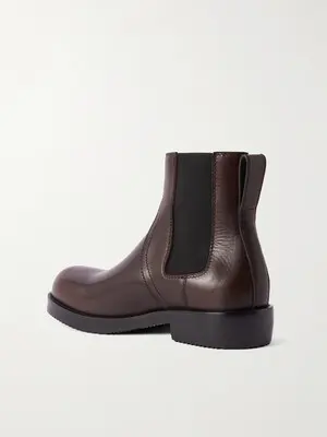 Dries Van Noten Leather Chelsea Boots