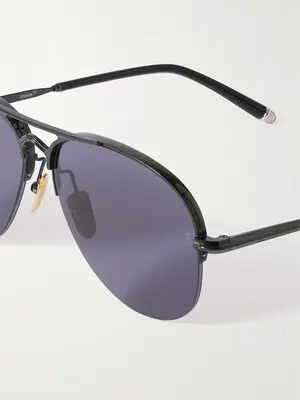 JACQUES MARIE MAGE Amelia Aviator-style Sunglasses