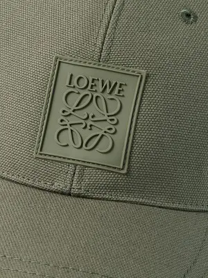 Loewe Cotton-canvas Baseball Cap - Green