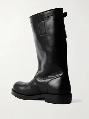 Dries Van Noten Buckled Leather Boots