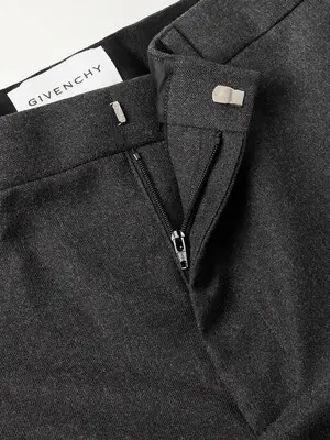 Givenchy Slim-fit Straight-leg Wool-twill Trousers