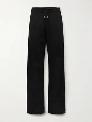 Dries Van Noten Straight-leg Cotton-jersey Sweatpants