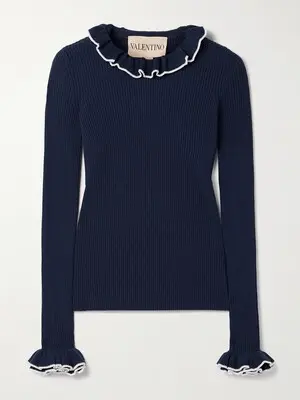 Valentino Garavani Off The Shoulder Knitwear For Women