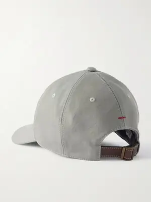 Brunello Cucinelli Logo-embroidered Baseball Cap - Gray