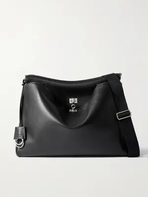 Balenciaga Rodeo Leather Messenger Bag - Black
