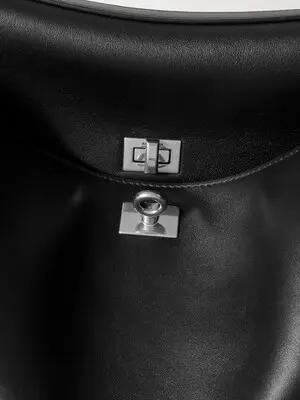 Balenciaga Rodeo Leather Messenger Bag - Black