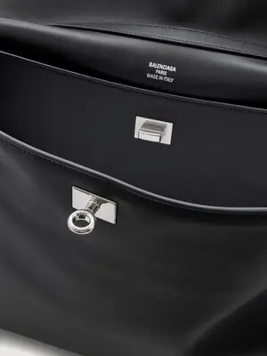 Balenciaga Rodeo Leather Messenger Bag - Black