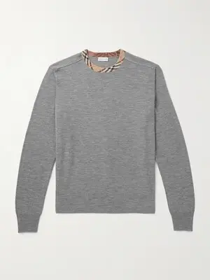 Burberry Slim Fit Sweaters For Men