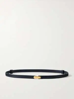 Savette Symmetry Leather Belt Navy