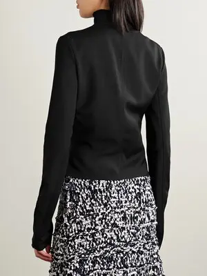 Rick Owens Gary Wool-blend Biker Jacket - Black