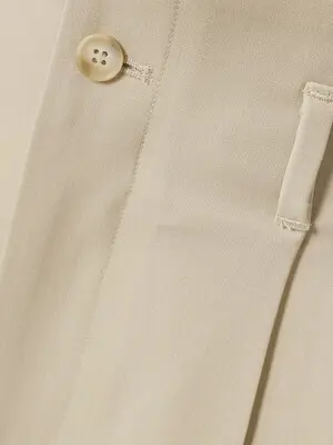 KALLMEYER Percie Pleated Wool-blend Pants
