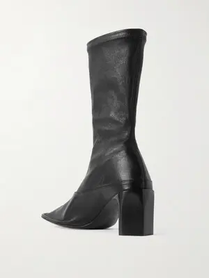 JIL SANDER Leather Ankle Boots