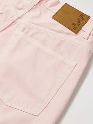 HAIKURE Candy Pleated Boyfriend Jeans - Pink