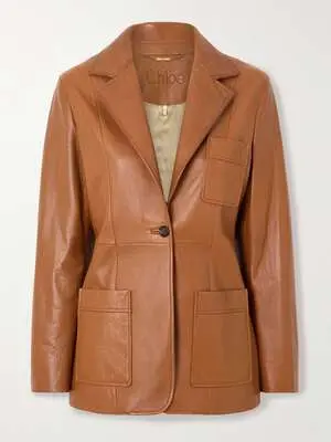 Chloé Paneled Leather Jacket