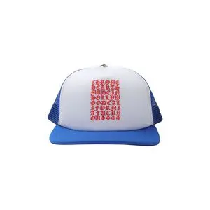 Chrome Hearts Eyechart Trucker Hat - Blue