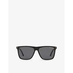 TOM FORD 59 Square-frame Acetate Sunglasses - Black