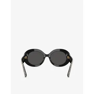 Dolce & Gabbana Dg4448 Leopard-print Sunglasses