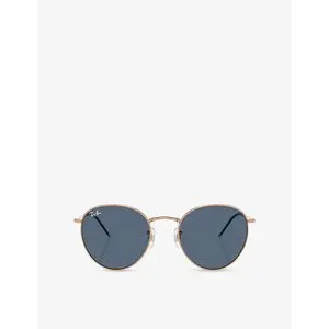 Ray-ban Phantos-frame Metal Sunglasses - Gold
