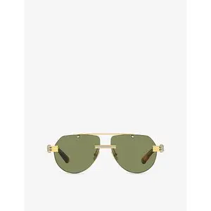 Ralph Lauren Pilot-frame Metal Sunglasses - Gold