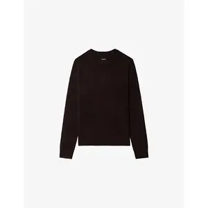 Zadig&Voltaire Wool And Cashmere-blend Jumper - Dark Chocolate