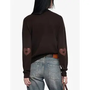 Zadig&Voltaire Wool And Cashmere-blend Jumper - Dark Chocolate
