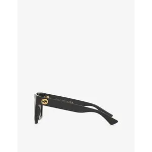 Gucci Gg1714s Cat Eye-frame Sunglasses - Black